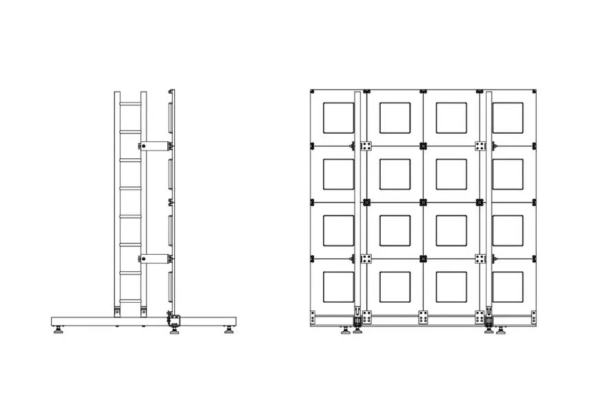 Bravo Truss Video Wall LED Screen Outdoor Ground Support