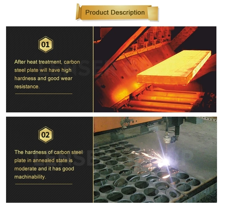 High Temperature Metal Sheets Mild Carbon Steel Plates With High Qu ...