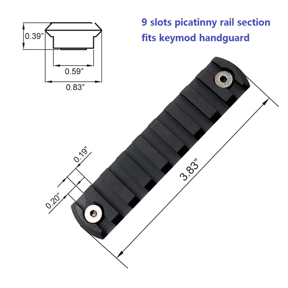 Standard Keymod Rail Section Size Tideworth standard-keymod-rail-section-size-tideworth