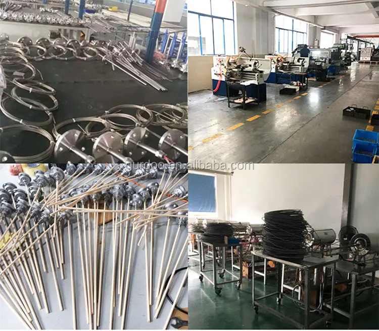 Pt100 Rtd Sensor With Flange For Temperature Measuring In Chemical ...