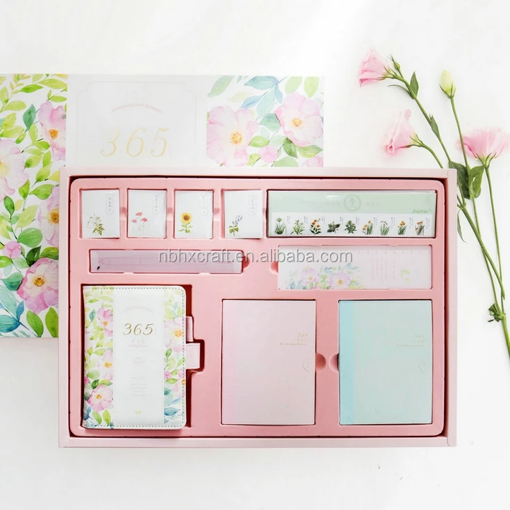 Notebook Gift Box Plan Book Creative Notepad Stationery Set - Buy ...