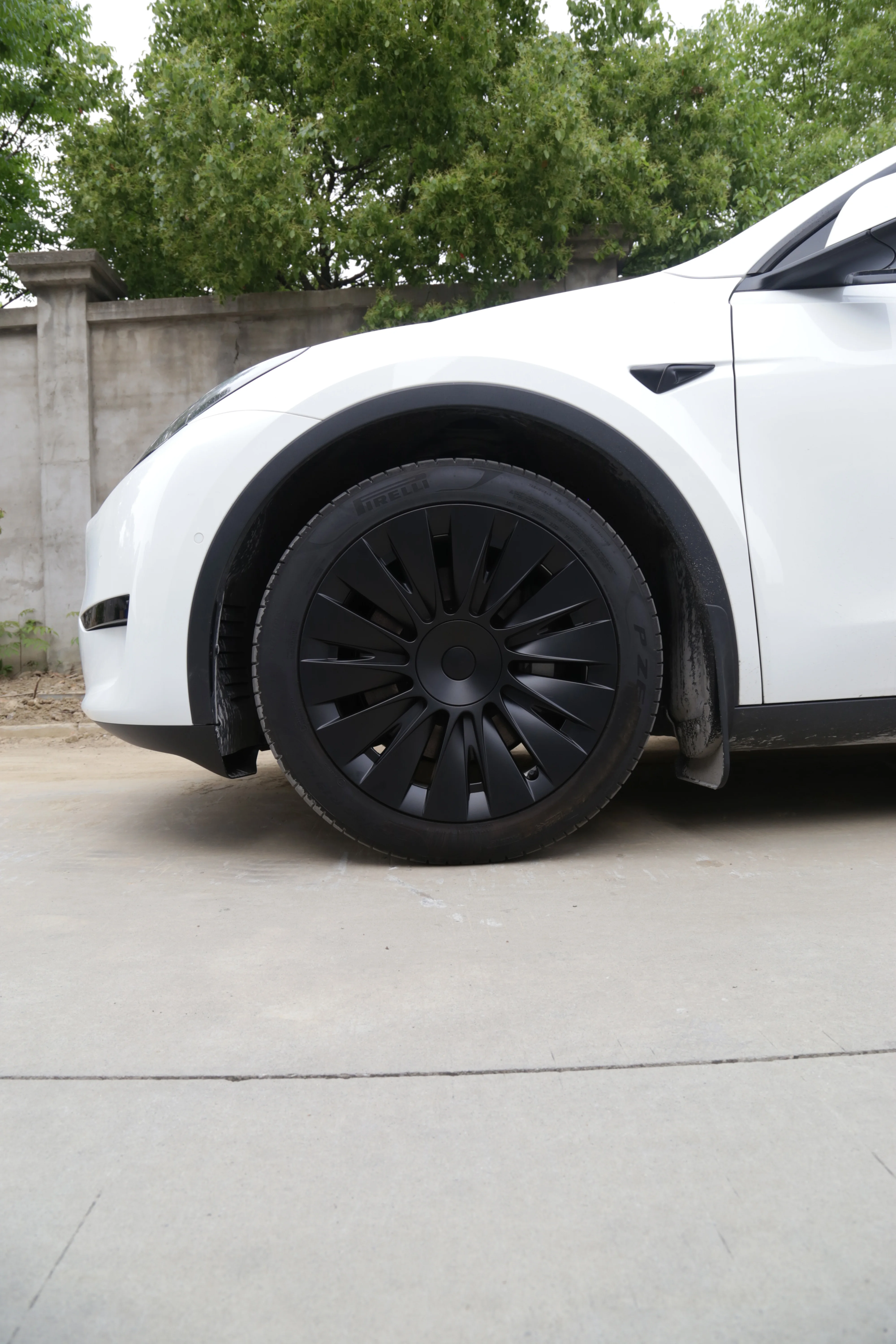 Model Y Wheel Cover Hub Cover 4pcs Replacement Steering Wheel Rim ...