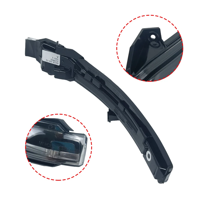 Auto Parts 0999060701 Black Left LED Rearview Mirror Turn Signal Light ...