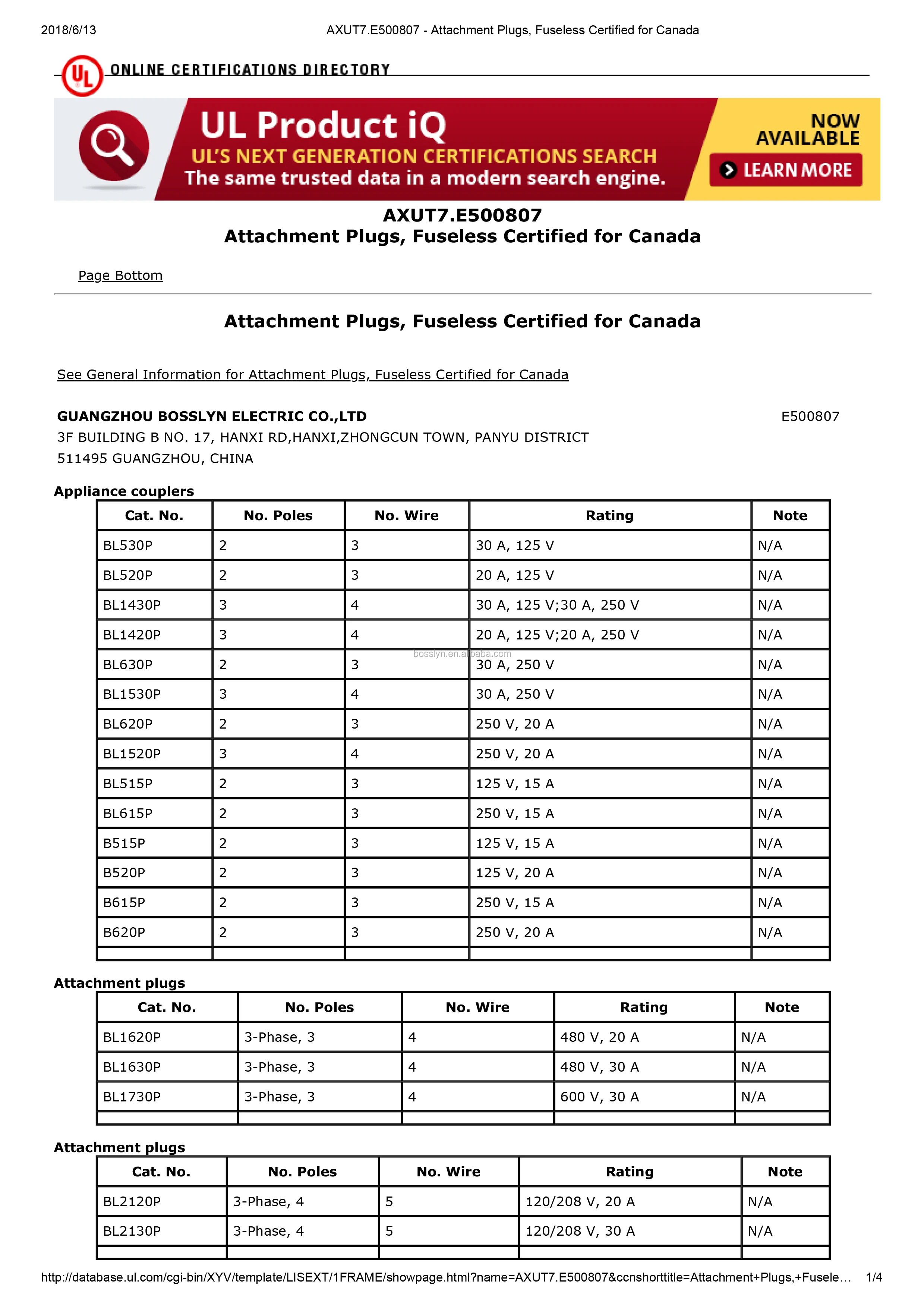 (Goods in Stock)NEMA 5-15P Type B Plug Rewireable USA 15A 125V 3 Prong ...
