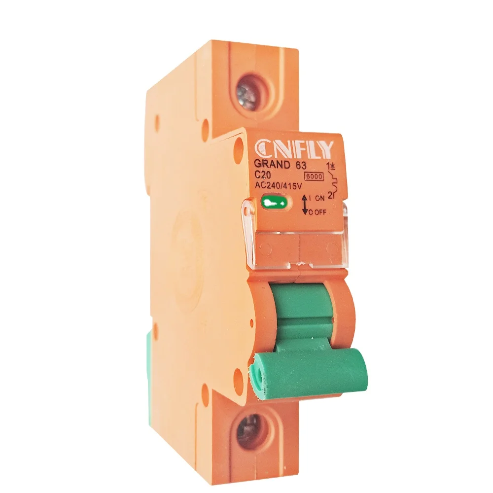Ce Iso9001 Factory Orange 16a 20a 25a 32a 40a 63a Mini Circuit Breakers ...