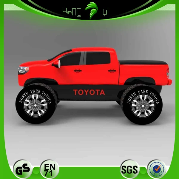 Giant Red Inflatable Jeep Car Model Cold Air Inflatable Brand Truck for ...