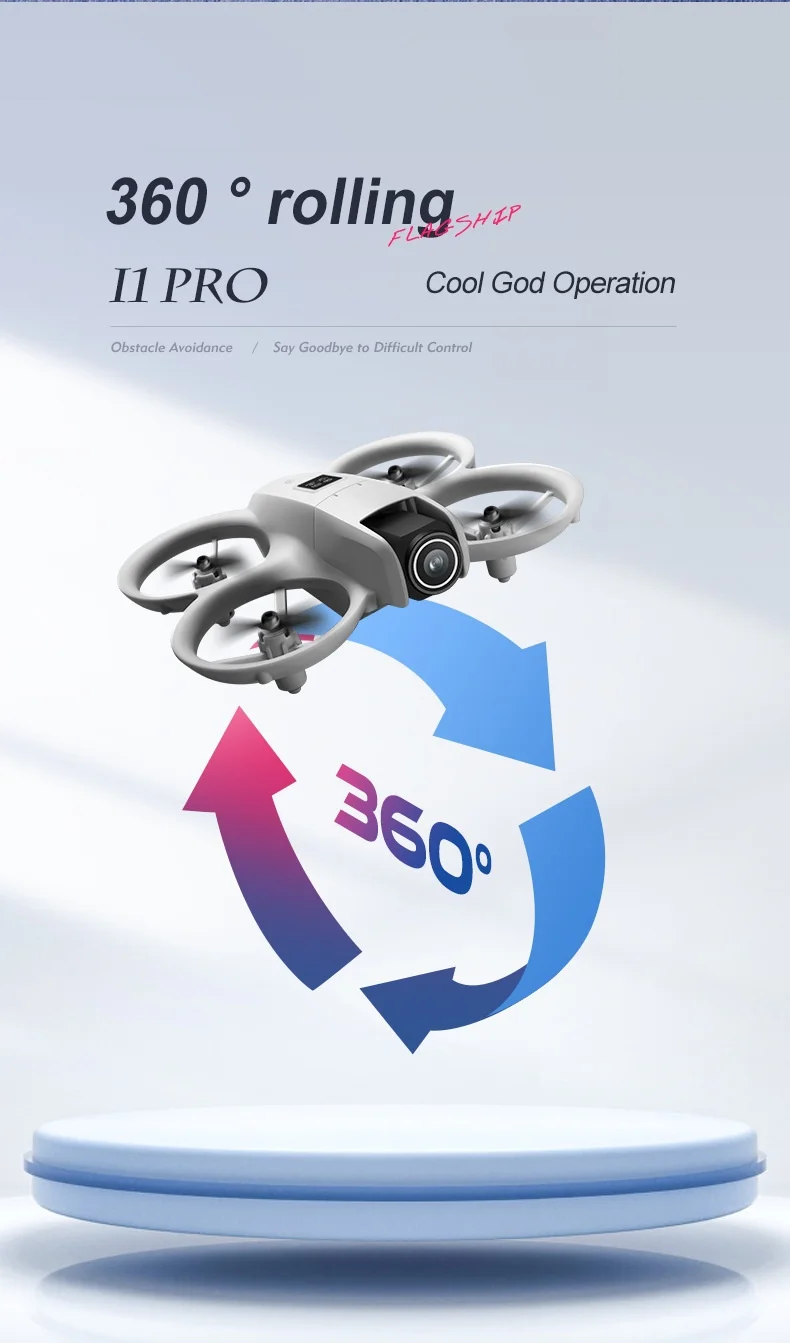 I1 Pro Brushless Motor Drone with 4K Camera - Remote Control Quadcopter ...