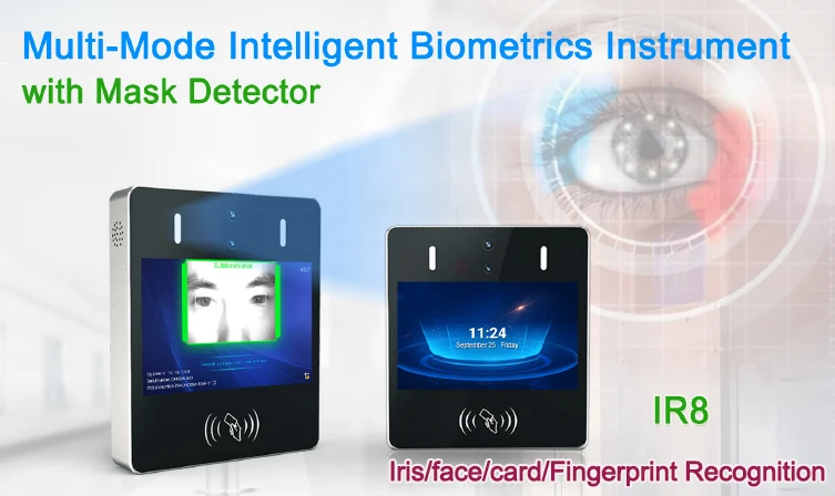 Iris And Face Access Control System Eye Scanner Time Attendance With ...