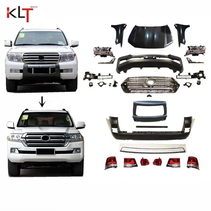 Klt New Facelift Upgraded Body Kits 2008-2015 Update To 2016 For Toyota Land Cruiser Lc 200 ...