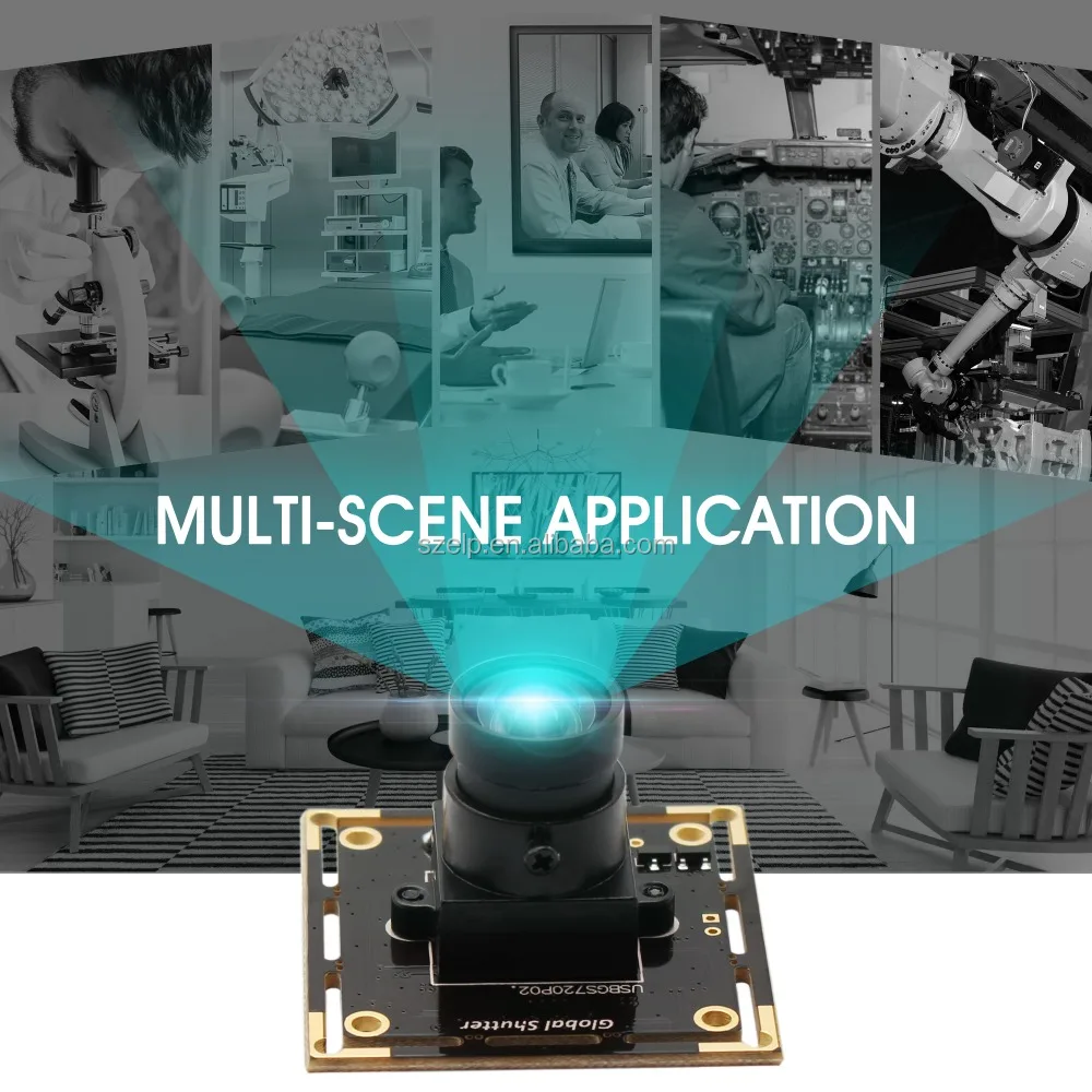 Elp New Black And White Ar0144 Senor Global Shutter Raspberry Pi Usb ...