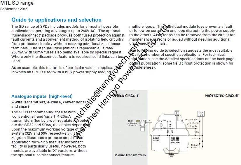 MTLSD32 Surge Protection Device - Reliable SD32 Solutions