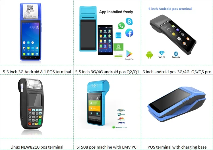 cheapest pos Q2 handheld android pos terminal printer android mobile ...