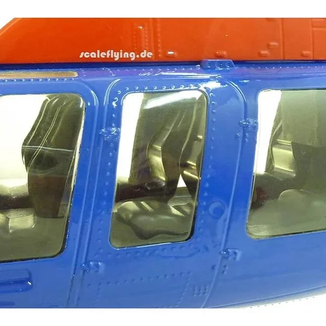 Helicopter Fuselage 470 BELL 407 RED White BLUE Painting KIT