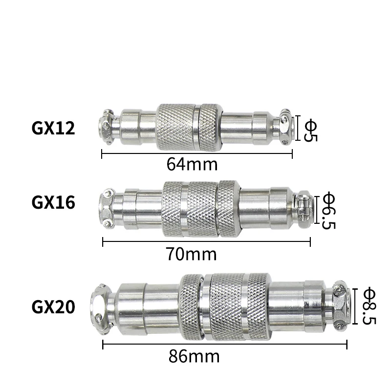 Male Female GX Series Aviation Plugs - Reliable Connectors