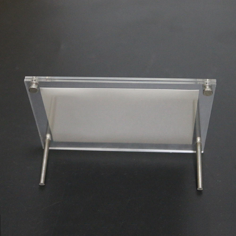 11x17 Contemporary Acrylic Photo Frame Acrylic L-frames Counter Screw ...