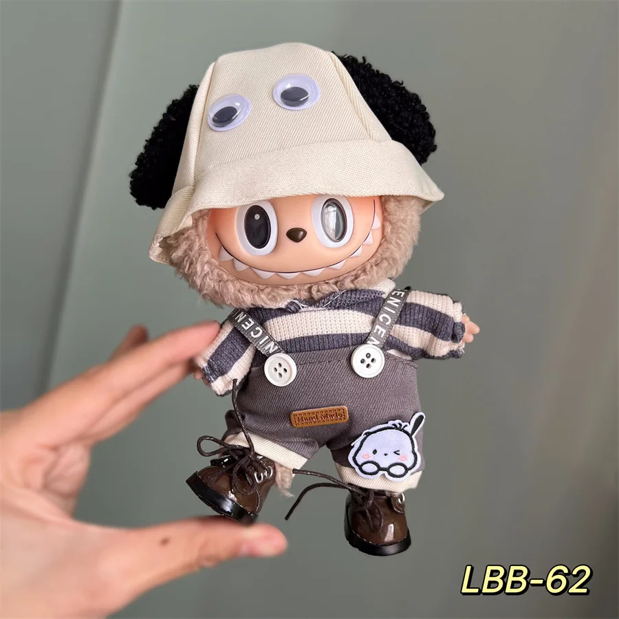 Labubu 17CM Plush Doll with Stress Relief ACG Name Demon Slayer