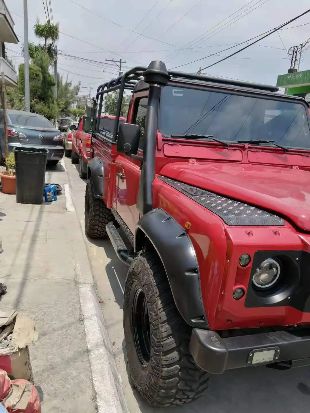 4X4越野进气通气管越野配件广州ABS套件卫士TD4通气管套装| Alibaba.com