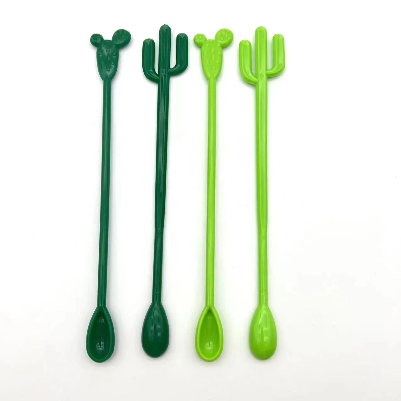 Factory Custom Food Grade Plastic Drink Stirrers Cactus Stir Stick ...