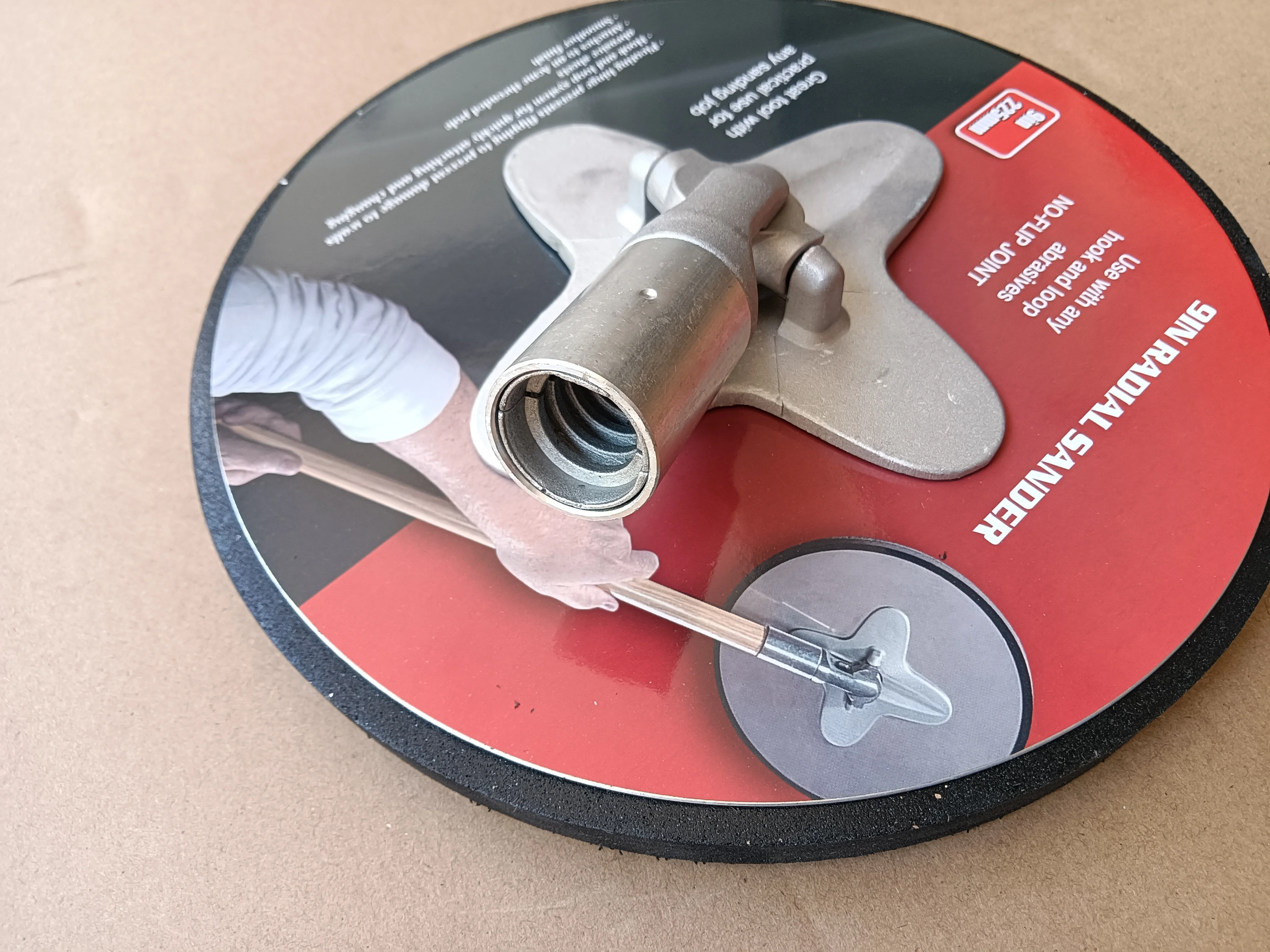 9" Radial Round Drywall Pole Sander Head Loop Backing - Buy Pole Sander ...