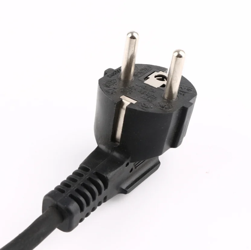 Power Cord European Style Plug With H05v2v2-f 3g0.75 Cable Custom ...