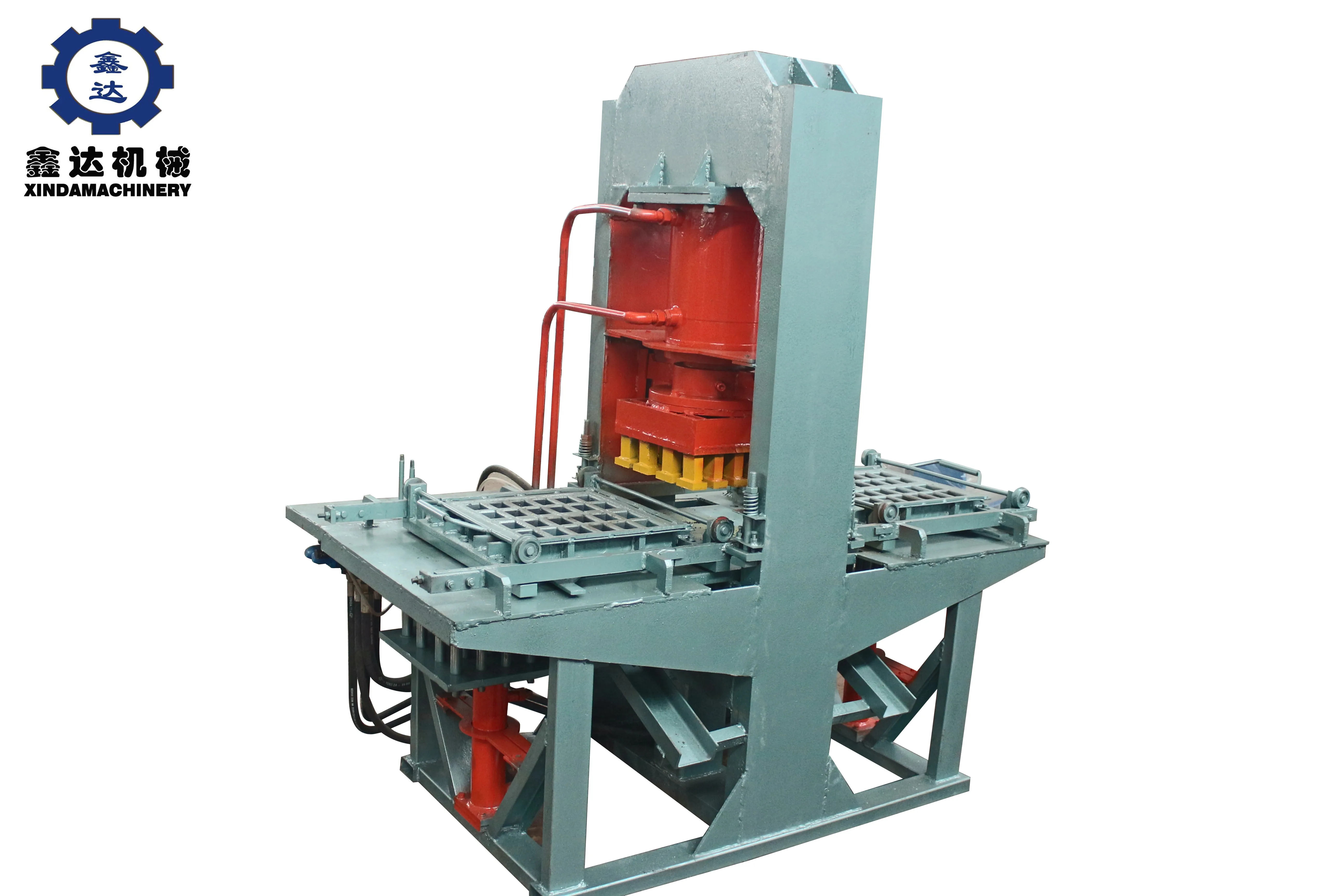 Hydraulic Interlocking Press Brick Rotary Solid Cement Bricks Making ...