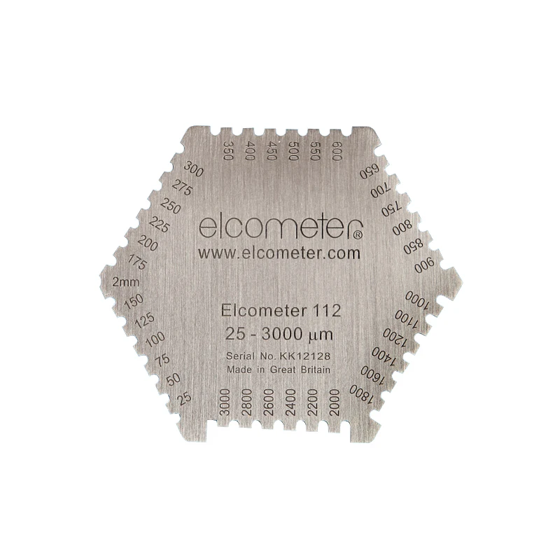 Stainless Steel Wet Film Comb - Precision Inspection Tool