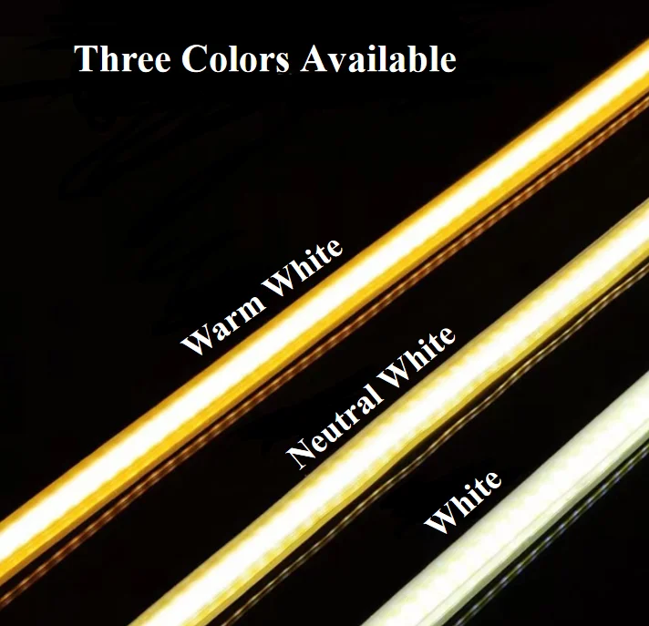 220v 288leds/m White Cob Led Strip - 100m High Voltage Light