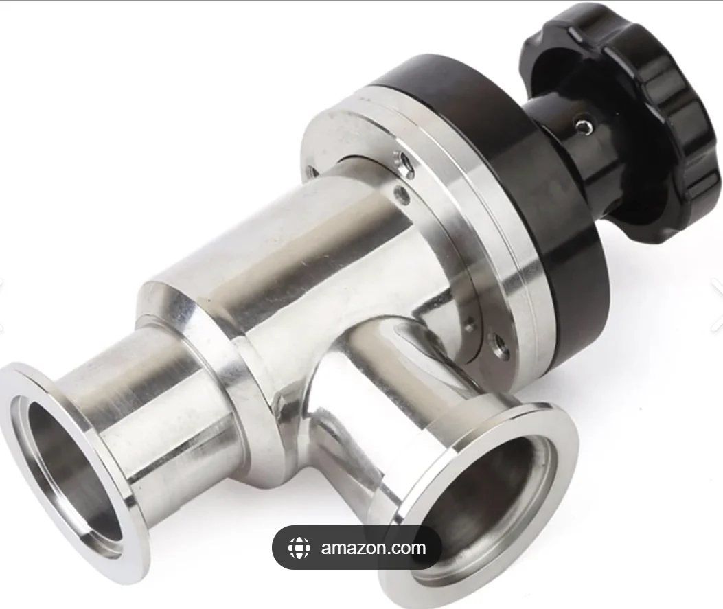 High Vacuum Baffle Valve Pneumatic Vacuum Valve Vacuum Angle Valve ...