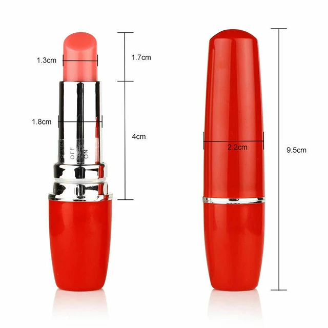 Bullet Vibrator - Rechargeable Lipstick Vibe with 10 Modes