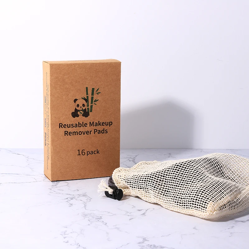 Reusable Organic Cotton Pads: Cosmetic Facial & Makeup Remover Pads