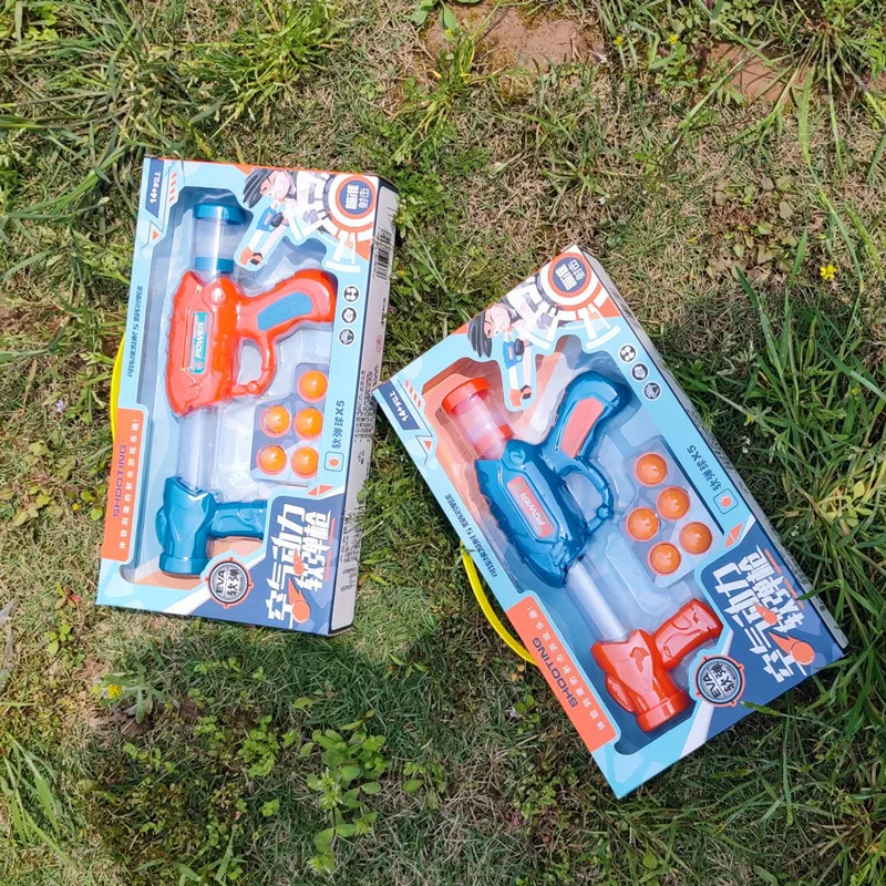 Children's Toy Boys Air Power Gun Toys Indoor Shooting Toys Set Gift ...