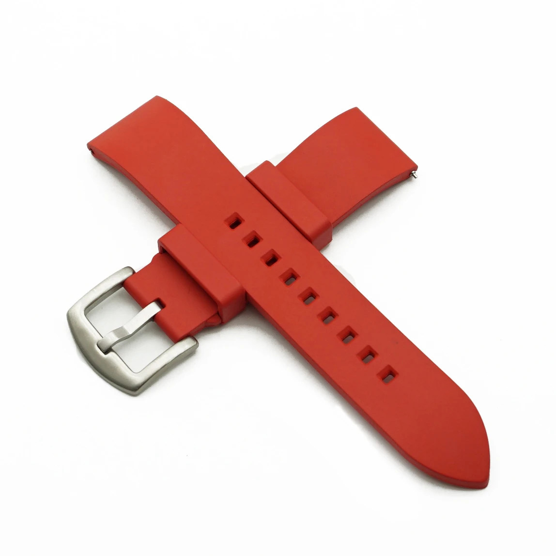 Juelong 19mm 20mm 21mm 22mm Rubber Silicone Watch Clasp Strap Quick ...