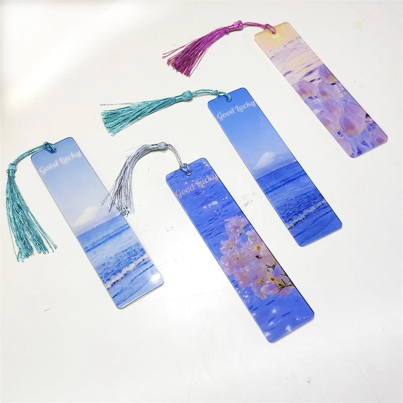 Custom Printed Acrylic Bookmarks with Sublimation Designs