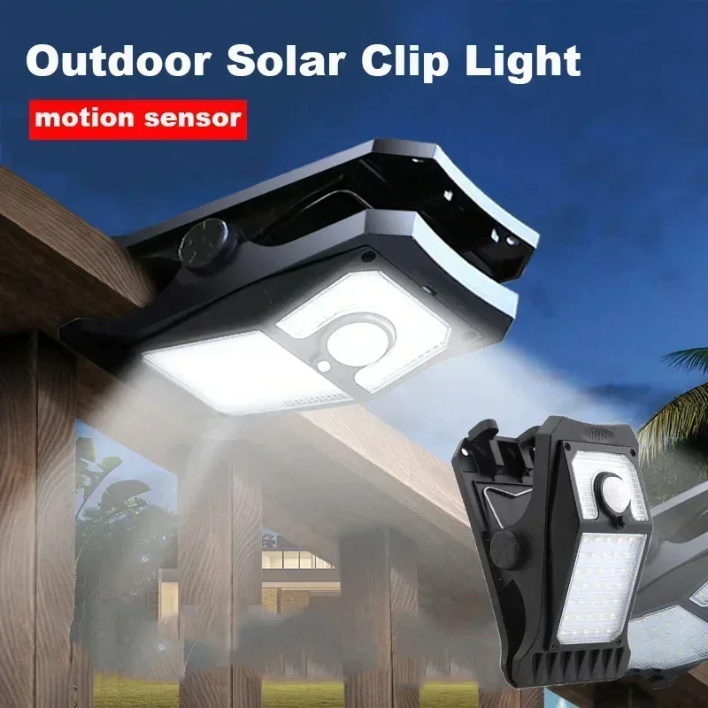 IP65 Waterproof Rechargeable LED Solar Clip Light Warm White | Motion ...