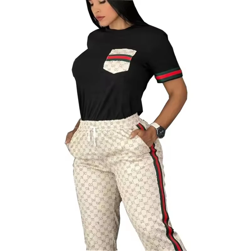 CY9081 Black Brand Ambassador Jogging Suits Designer Running Pants ...