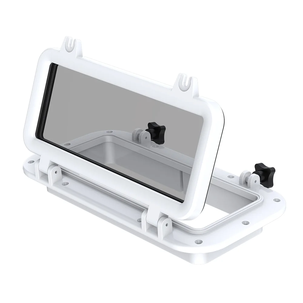 Newmao Marine Rectangular Portlight windows Boat Window Porthole Abs ...