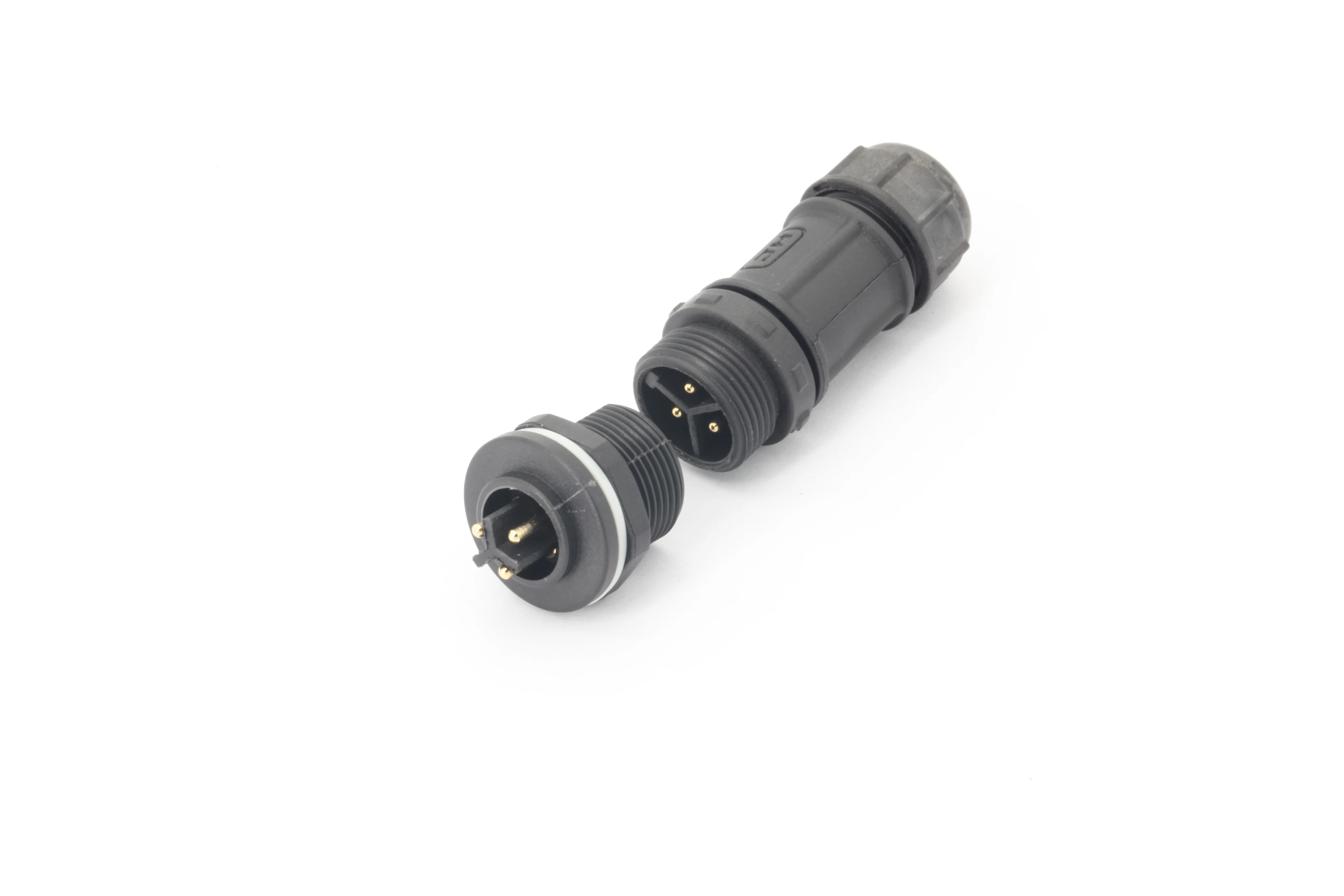 Ip67 Male and Female Connector M16 Power Connector Waterproof 3 Core ...