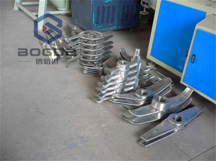 Stainless Steel Three Paddles Blades for High Speed Heating Plastic Mixer