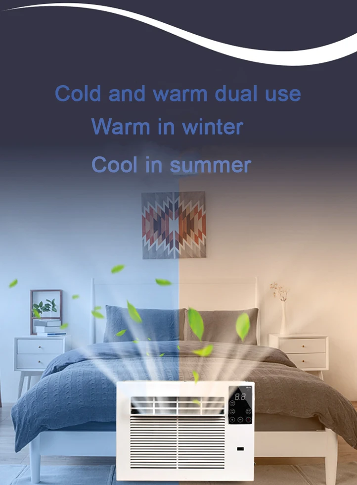 Portable Mini Air Conditioner Low Noise Smart Remote Mosquito Net 110v ...