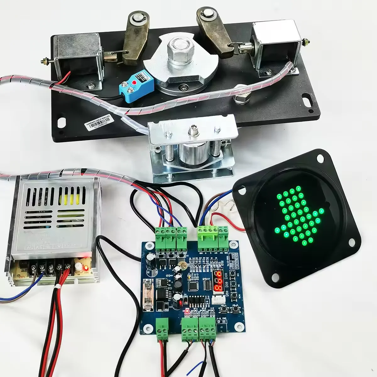 Dynamic LED Traffic Light Swing Barrier Pass Indicator - Access Control ...