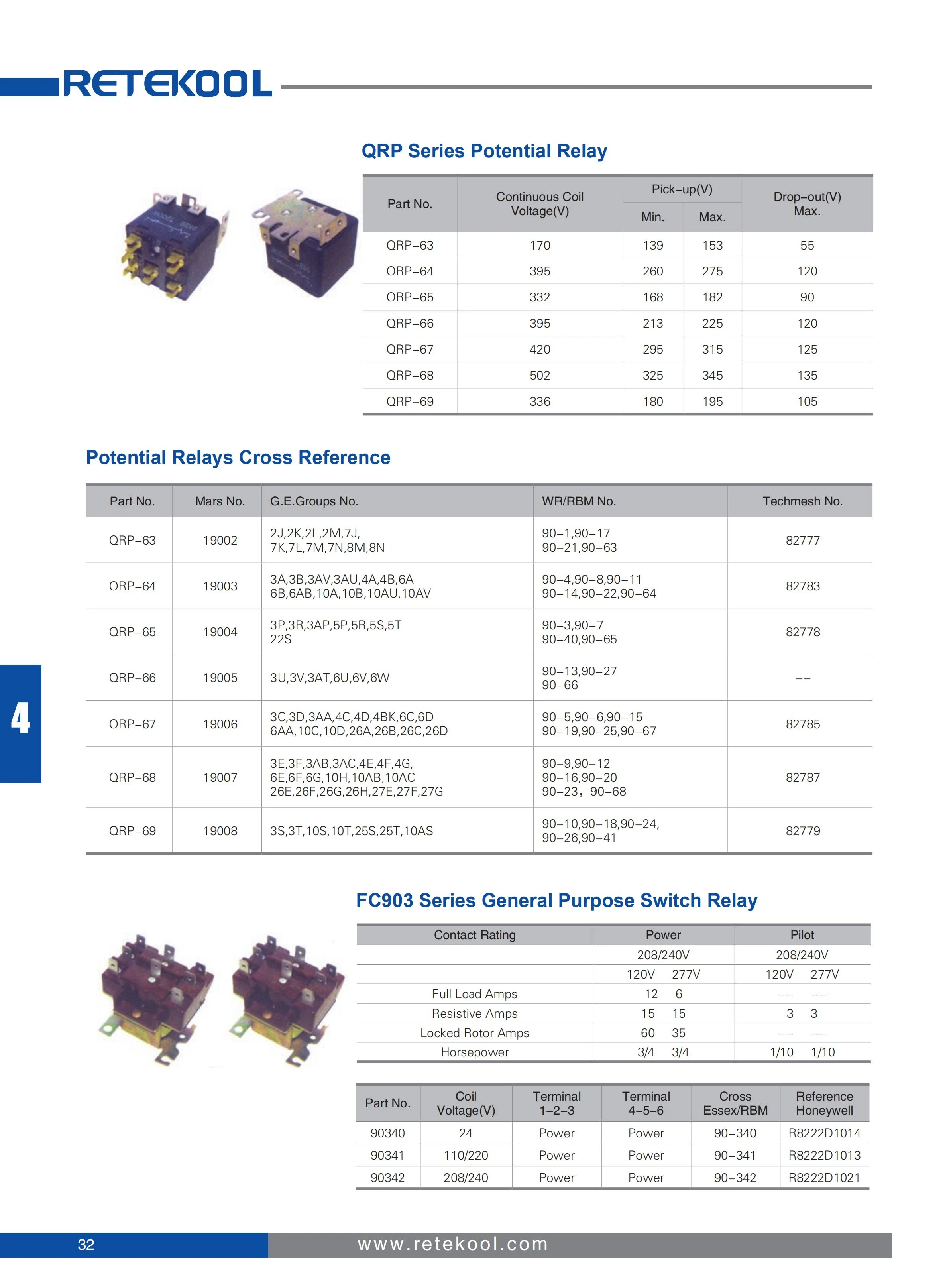 Refrigerator 4pin Relay - Starting & PTC Relay Solutions