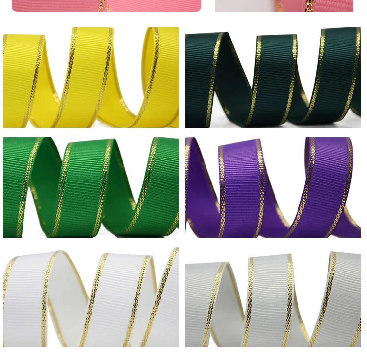 Decorative 1" Inch Double Face 25mm Solid Grosgrain Ribbon Wholesale ...