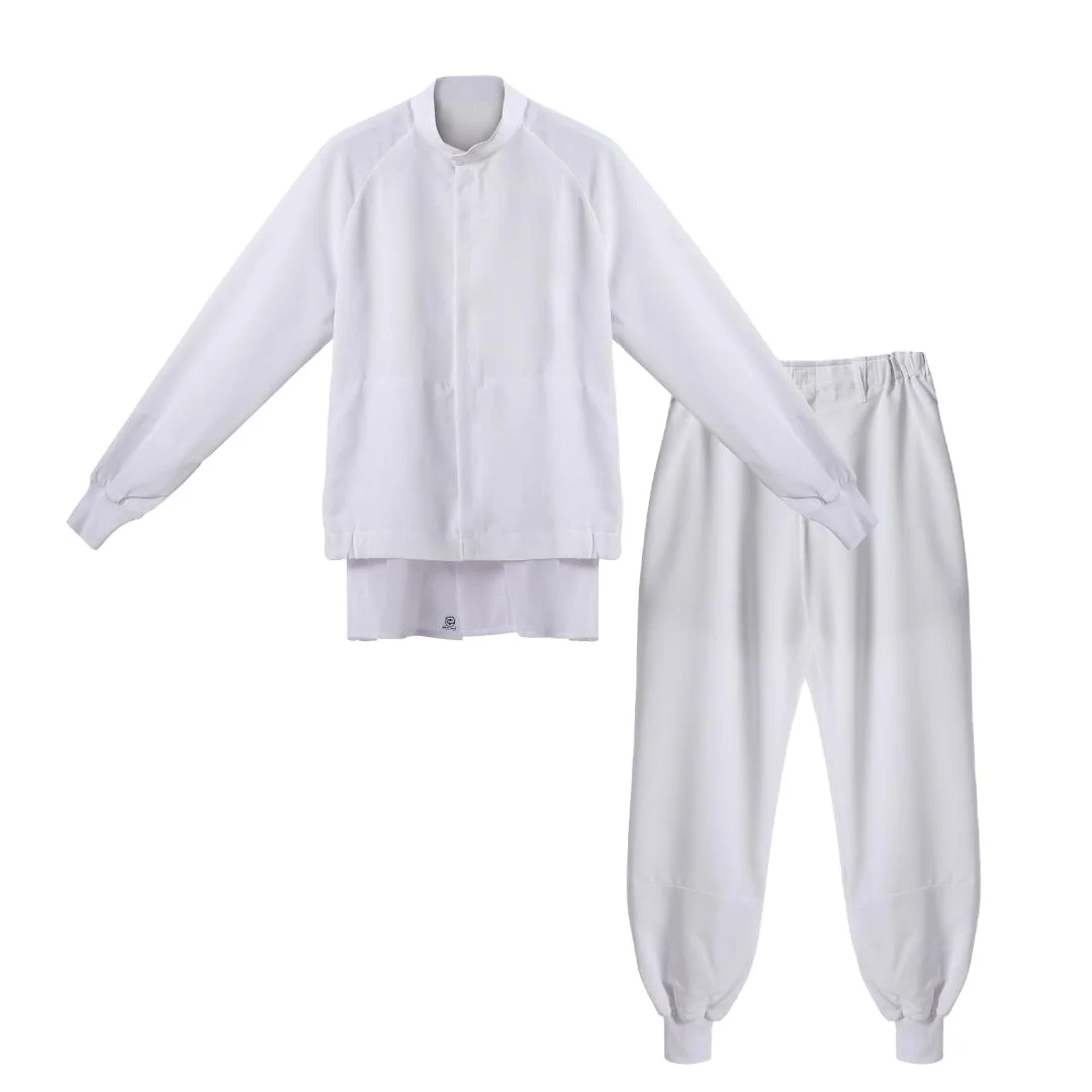 High Food Factory Production Uniform Work Wear Safety White Color ...