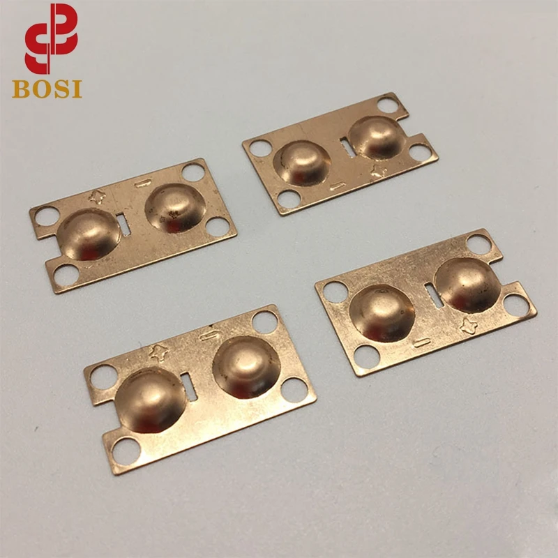 Custom V Shaped Steel Spring Button Clip With Nickel Coating - Buy ...