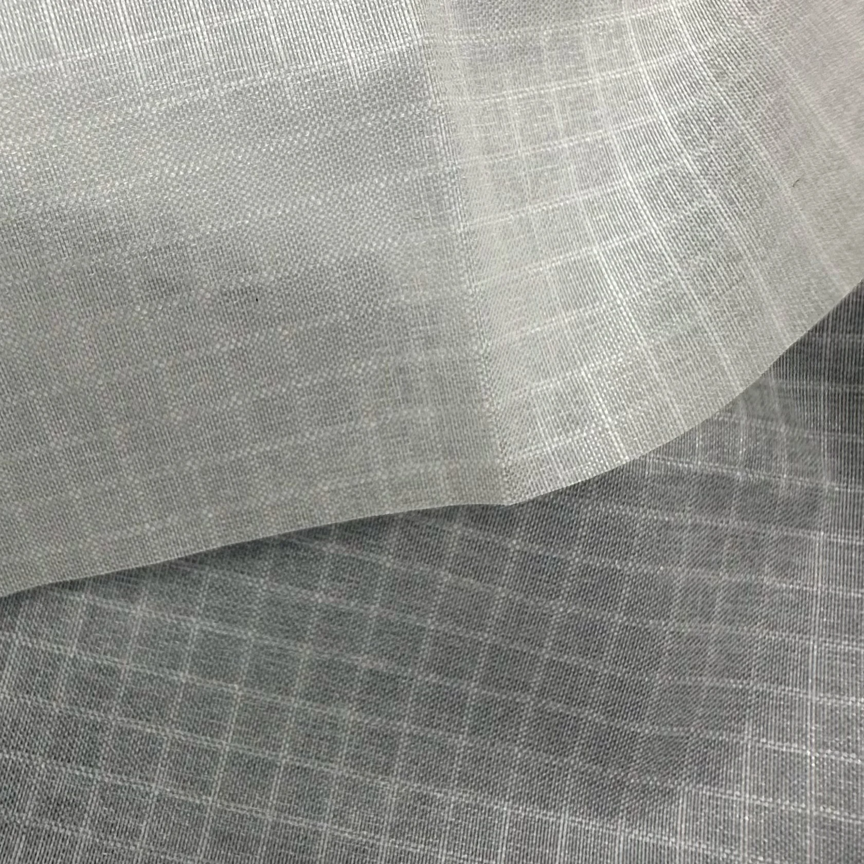 240T 40D 100% Nylon Woven Net Fabric Double Line Grid Glossy Double ...