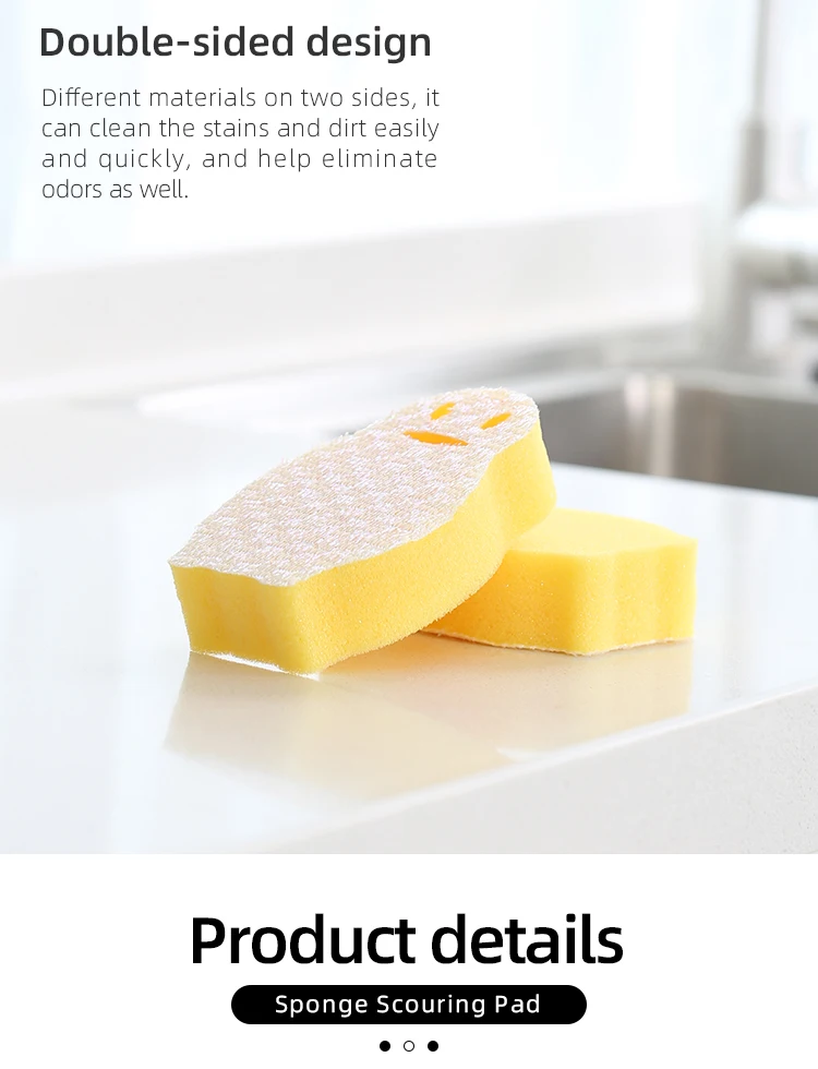 Eco Friendly Kitchen Cleaning Smile Sponge Animal Kitchen Daddy Sponge ...