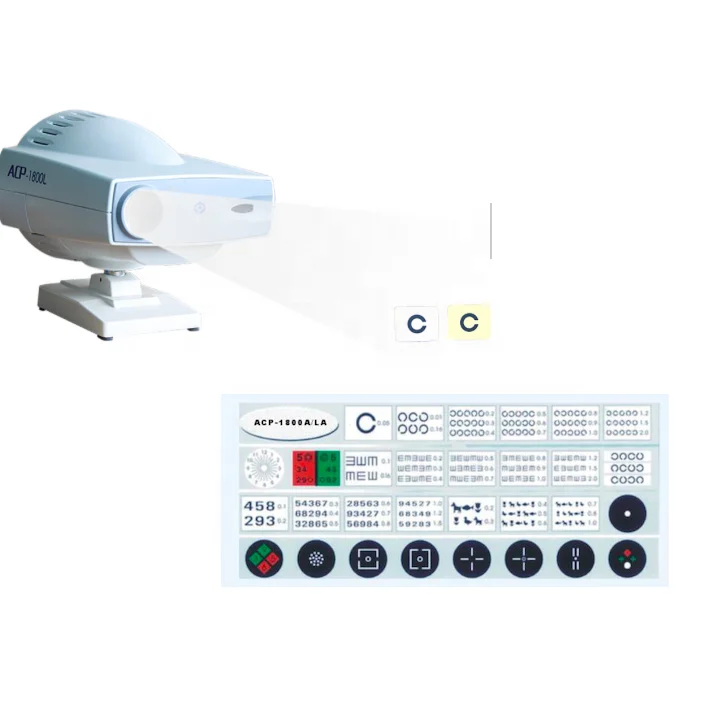 Auto Chart Projector Acp 1800 Visual Chart Vision Eye Acuity Chart ...