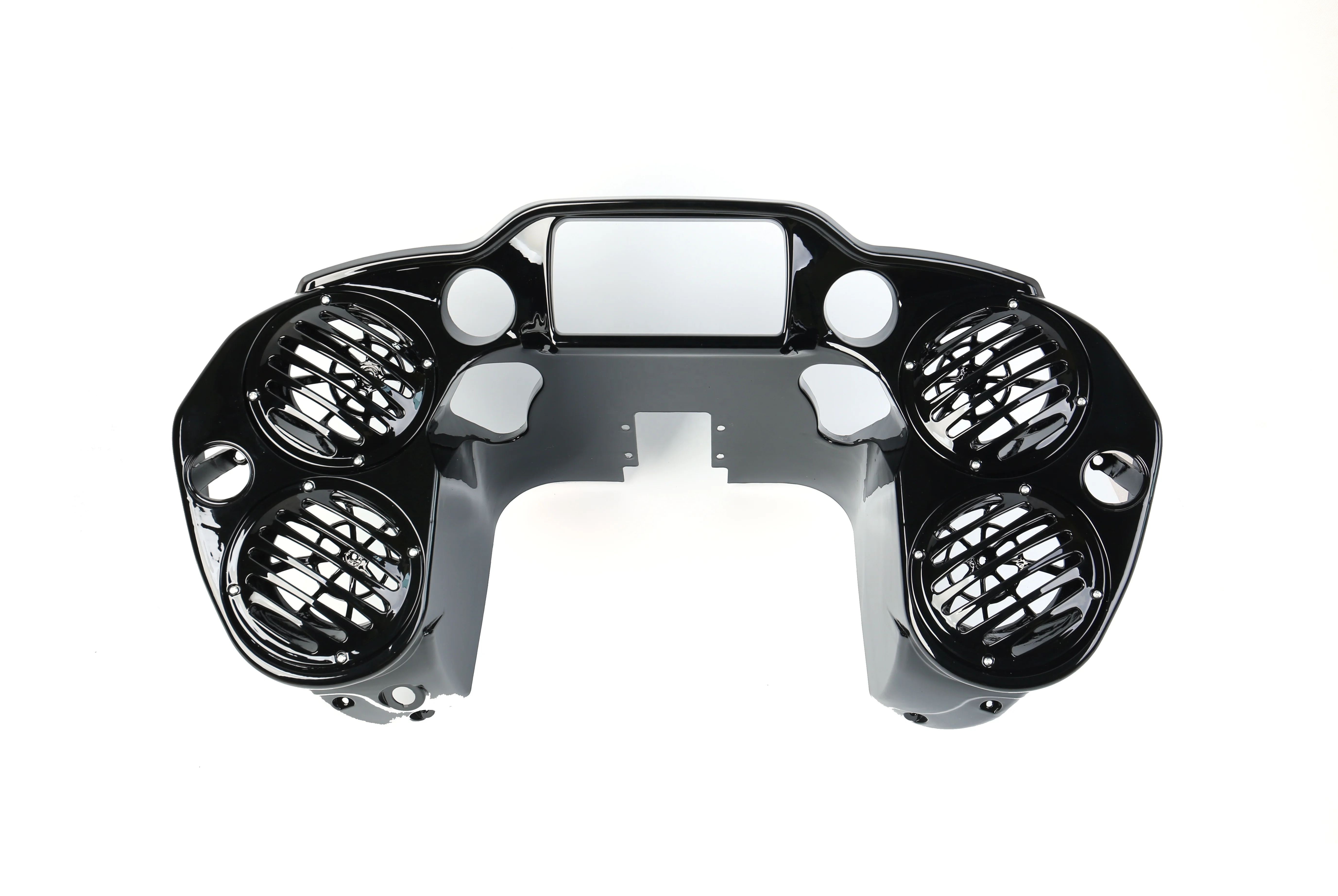 ABS Motorcycle Inner Fairing Assembly w Four Speaker Lids for Harley ...