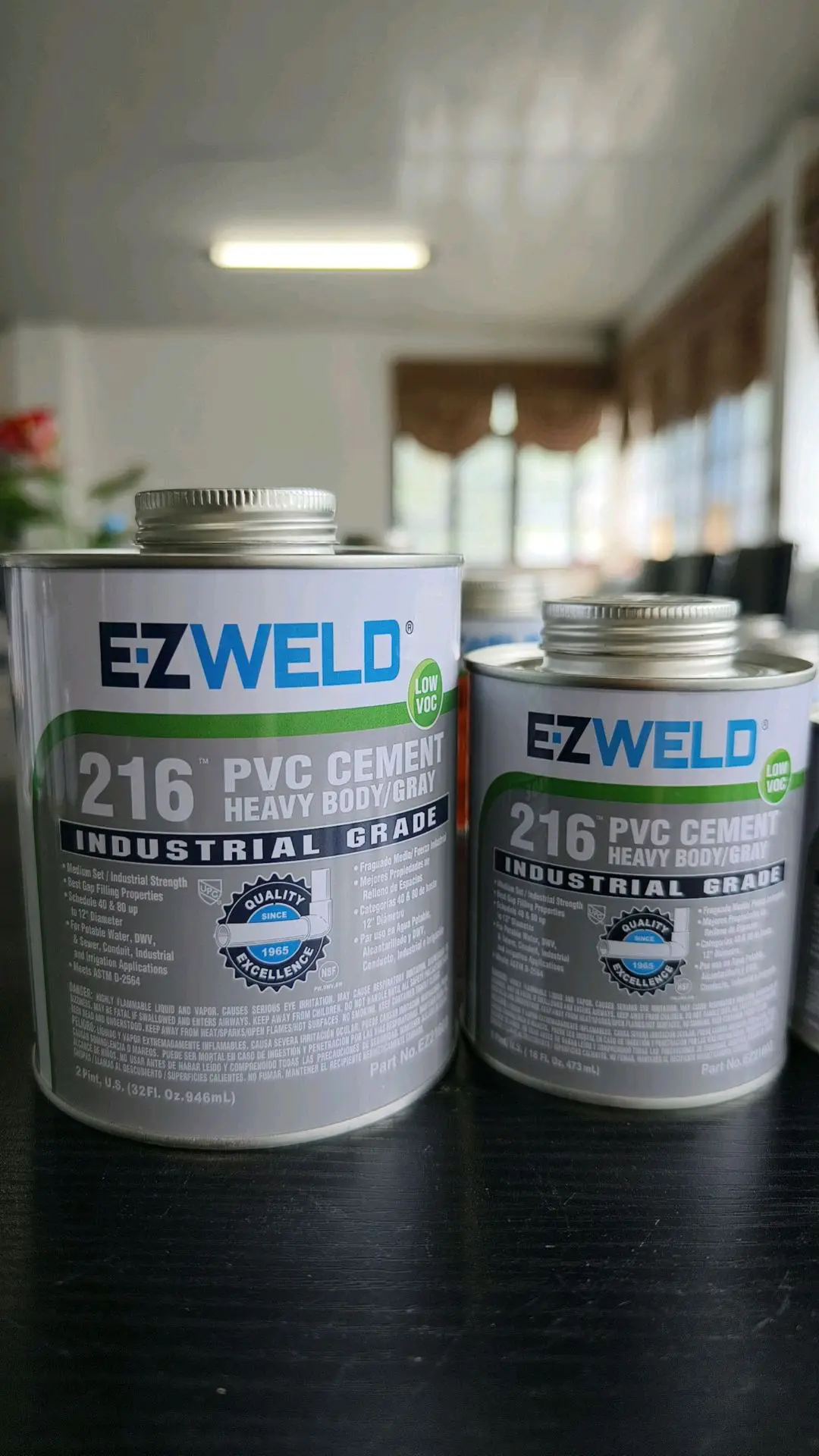 Pvc 216 Glue Ezweld Grey Glue Factory Manufacturer - Buy Plastic Pipe ...