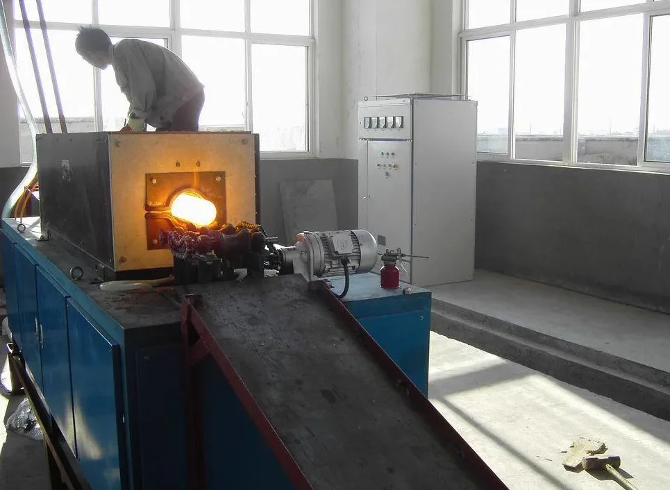 Induction Heating Machine with Forging Furnace for Bolt and Nut Hammer ...